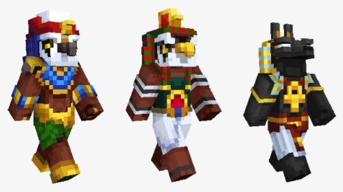 Minecraft Egyptian Mythology Skins, HD Png Download - kindpng