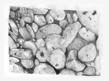 Pebbles - Line Drawing Of Pebbles, HD Png Download - kindpng
