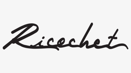 Ricochetlogo - Calligraphy, HD Png Download - kindpng
