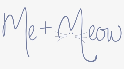 Me Meow - Calligraphy, HD Png Download - kindpng