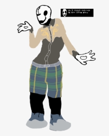 Gaster - Illustration, HD Png Download - kindpng