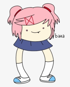 Ddlc Baka Meme, HD Png Download - kindpng