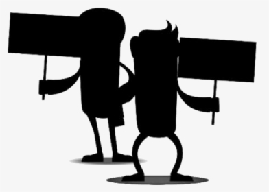 Transparent Worker On Strike Png Logo - Silhouette, Png Download - kindpng