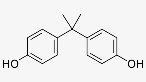 Bisphenol A Structure, HD Png Download - kindpng