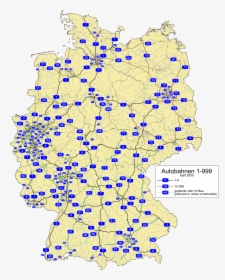 Germany Road Map " src="https - Autobahns In Germany Map, HD Png ...