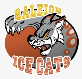 New Raleigh Icecats Logo By Skulldog - Cartoon, HD Png Download - kindpng