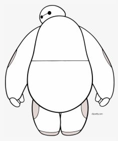 Baymax Back Png Clipart - Cartoon, Transparent Png - kindpng