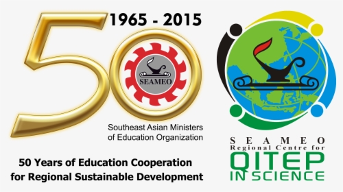 Seaqis 50th Seameo - Logo Seameo Qitep In Science, HD Png Download ...
