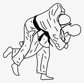 File - Uchi Mata - Svg - Judo Throws Judo Drawing Easy, HD Png Download ...