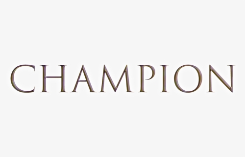 Champion - Design, HD Png Download - kindpng