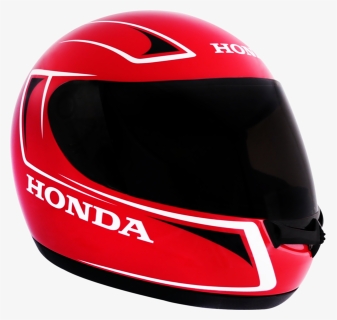 Helmet Honda Red - Honda Helmet Png, Transparent Png - kindpng